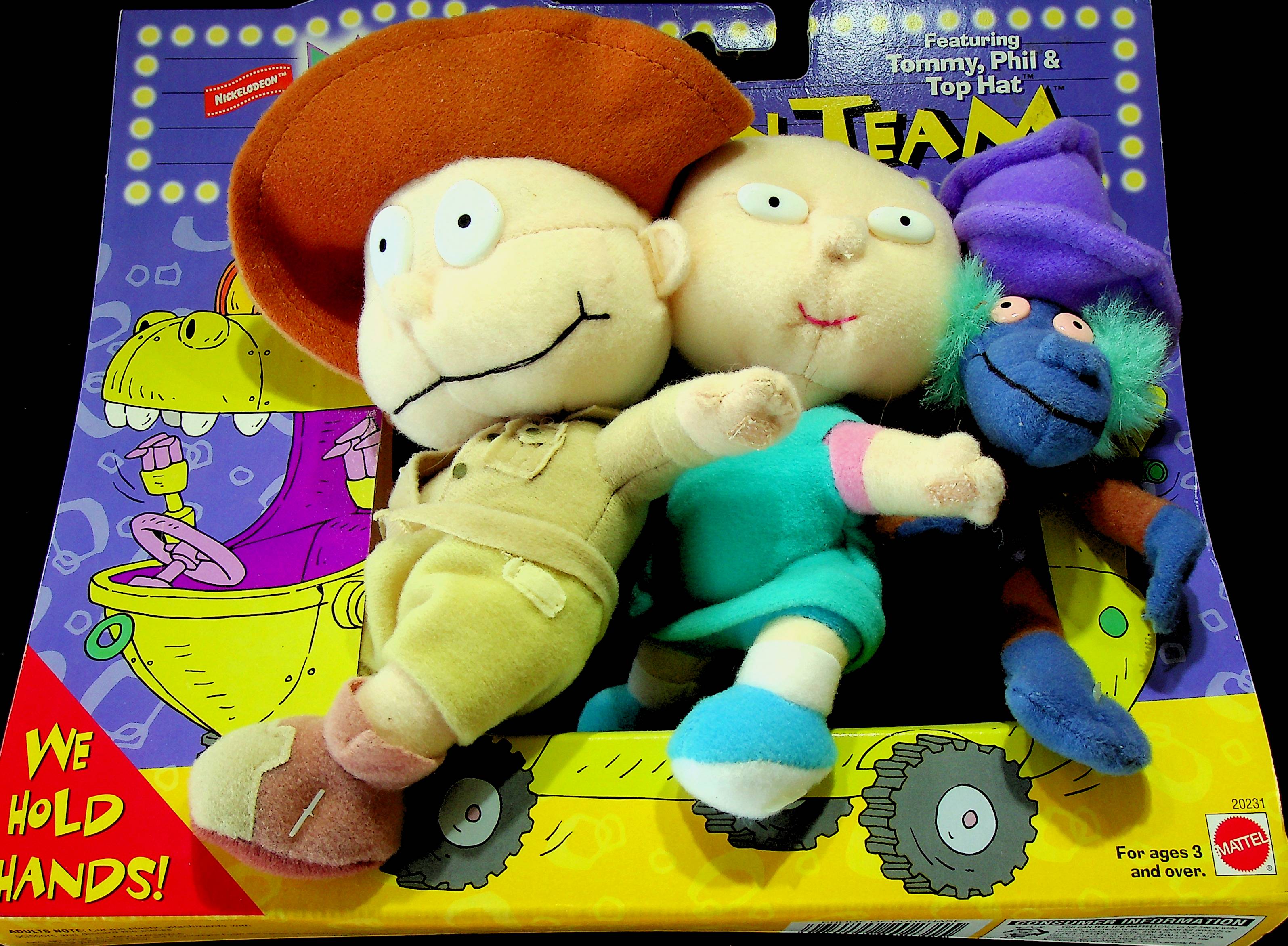 The Rugrats Movie - Toon Team Dolls (1998) Mattel - New on Card