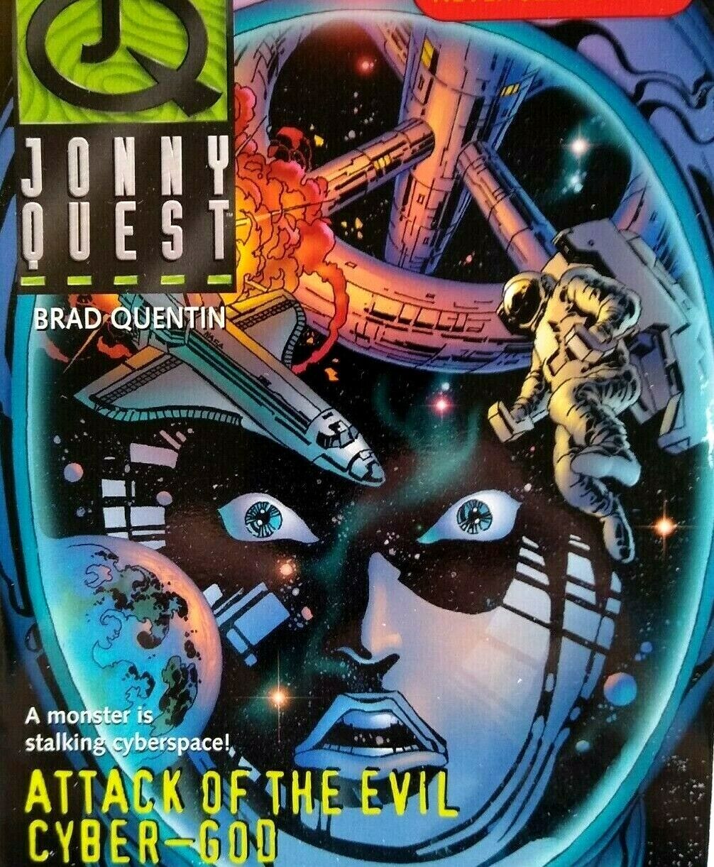 Johnny Quest Attack Of The Evil Cyber God Paperback Novel Book Brad ...