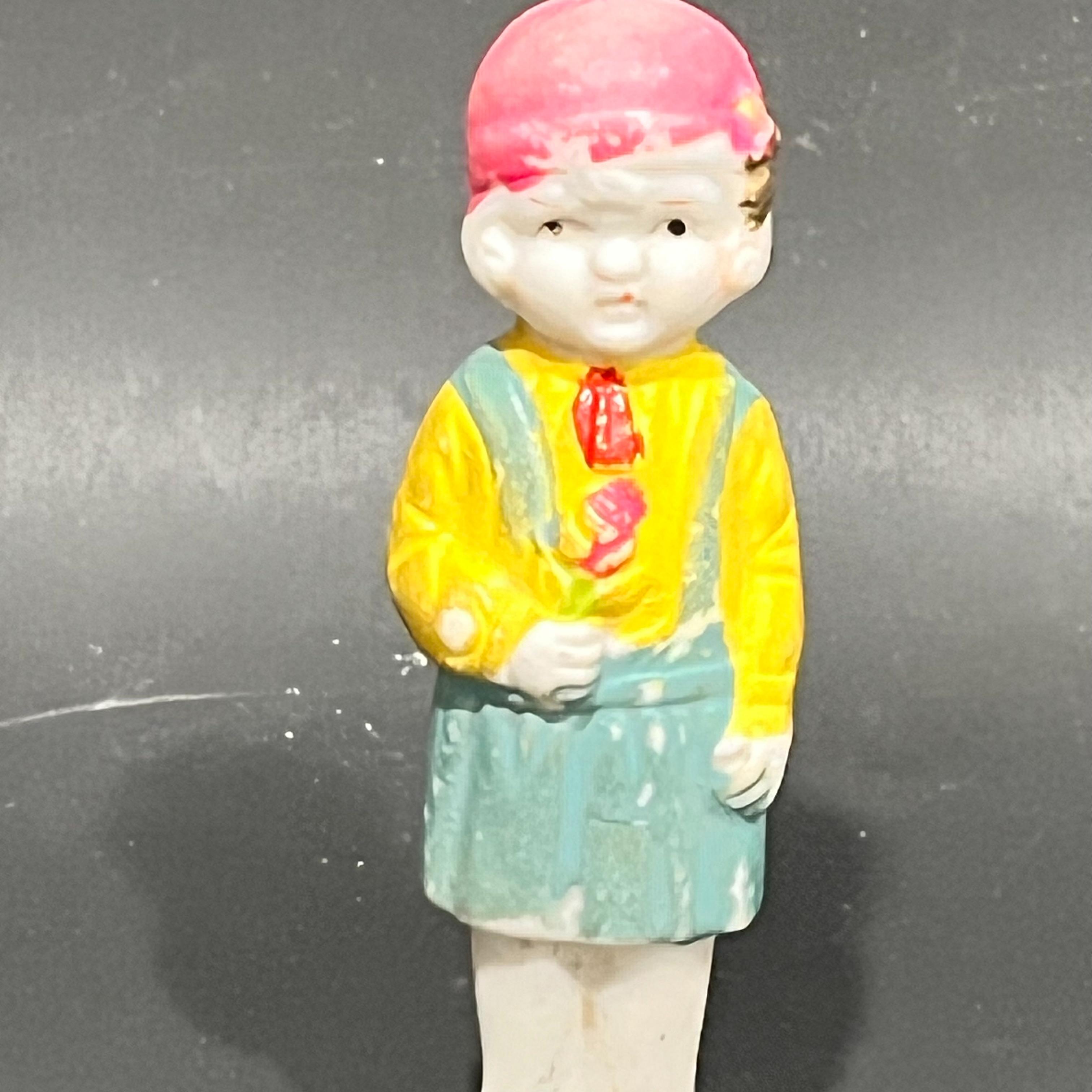 Antique German Frozen Charlotte Penny Doll