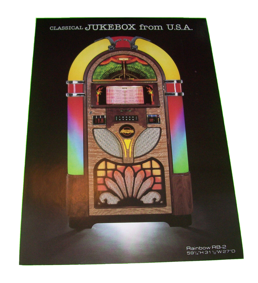 Antique Apparatus Jukebox Flyer Gazelle Peacock Phonographs NOS Vintage ...