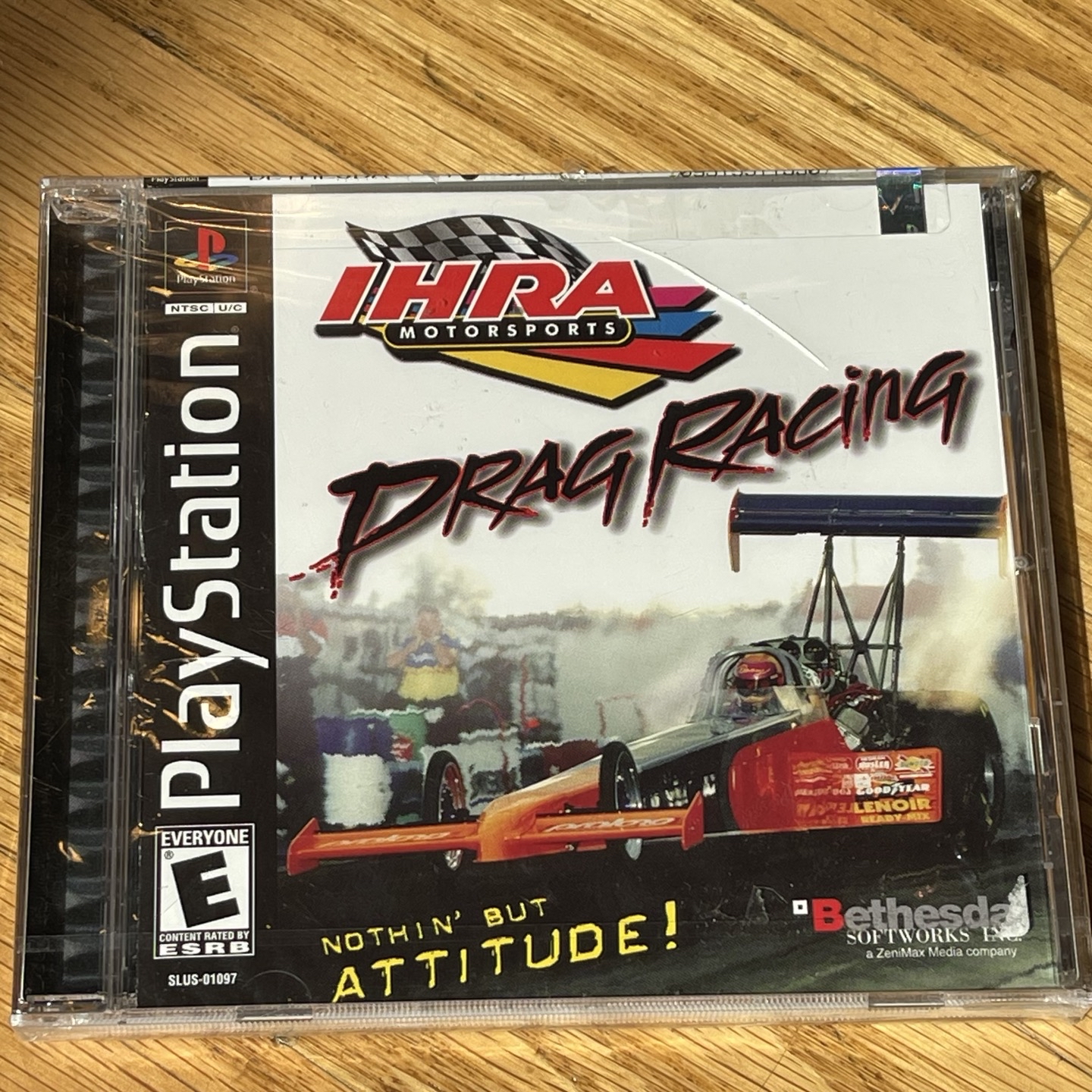 IHRA MOTORSPORTS DRAG RACING Sony PlayStation PS1 SEALED Bethesda 2001 Hang Tab