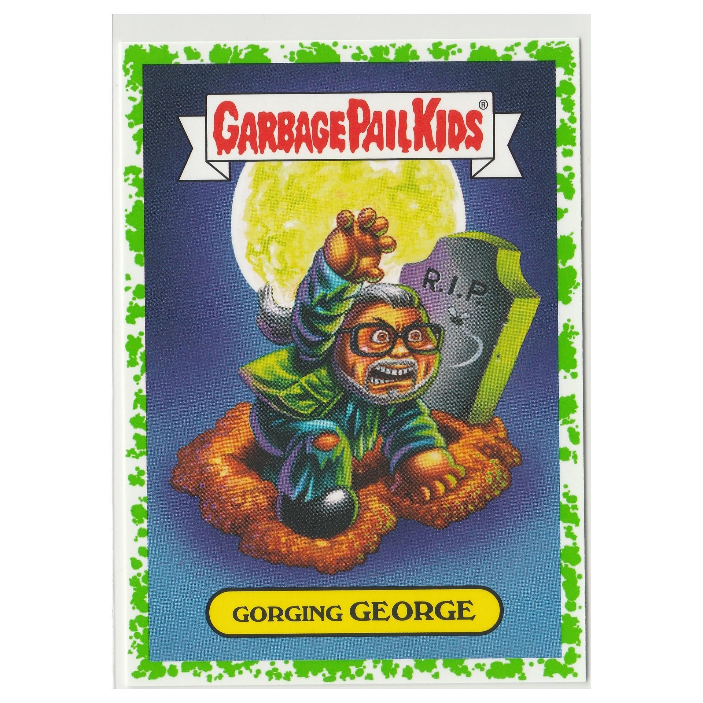 Garbage Pail Kids Gorging George Horror Personality Sticker #6a of 15 ...