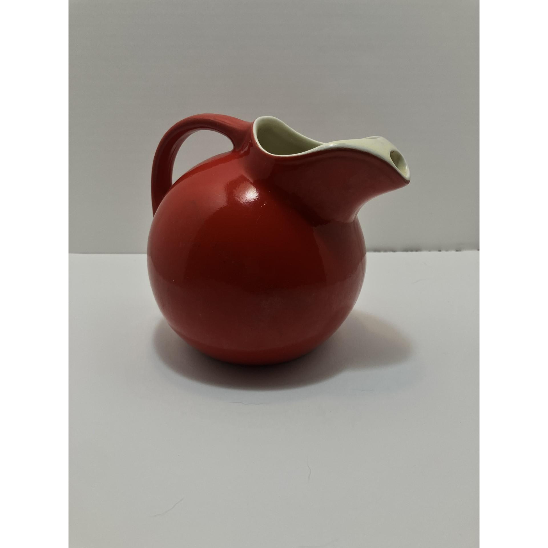 Red Halls Ball Pitcher