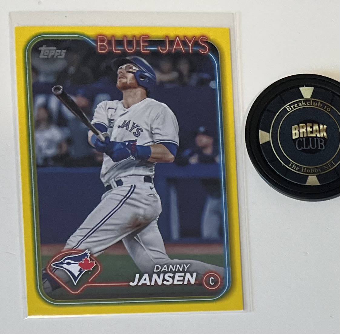 Danny Jansen Yellow Border Toronto Blue Jays