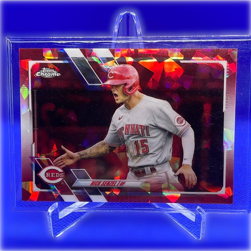 2021 Topps Chrome Sapphire Nick Senzel /5 Cincinnati Reds
