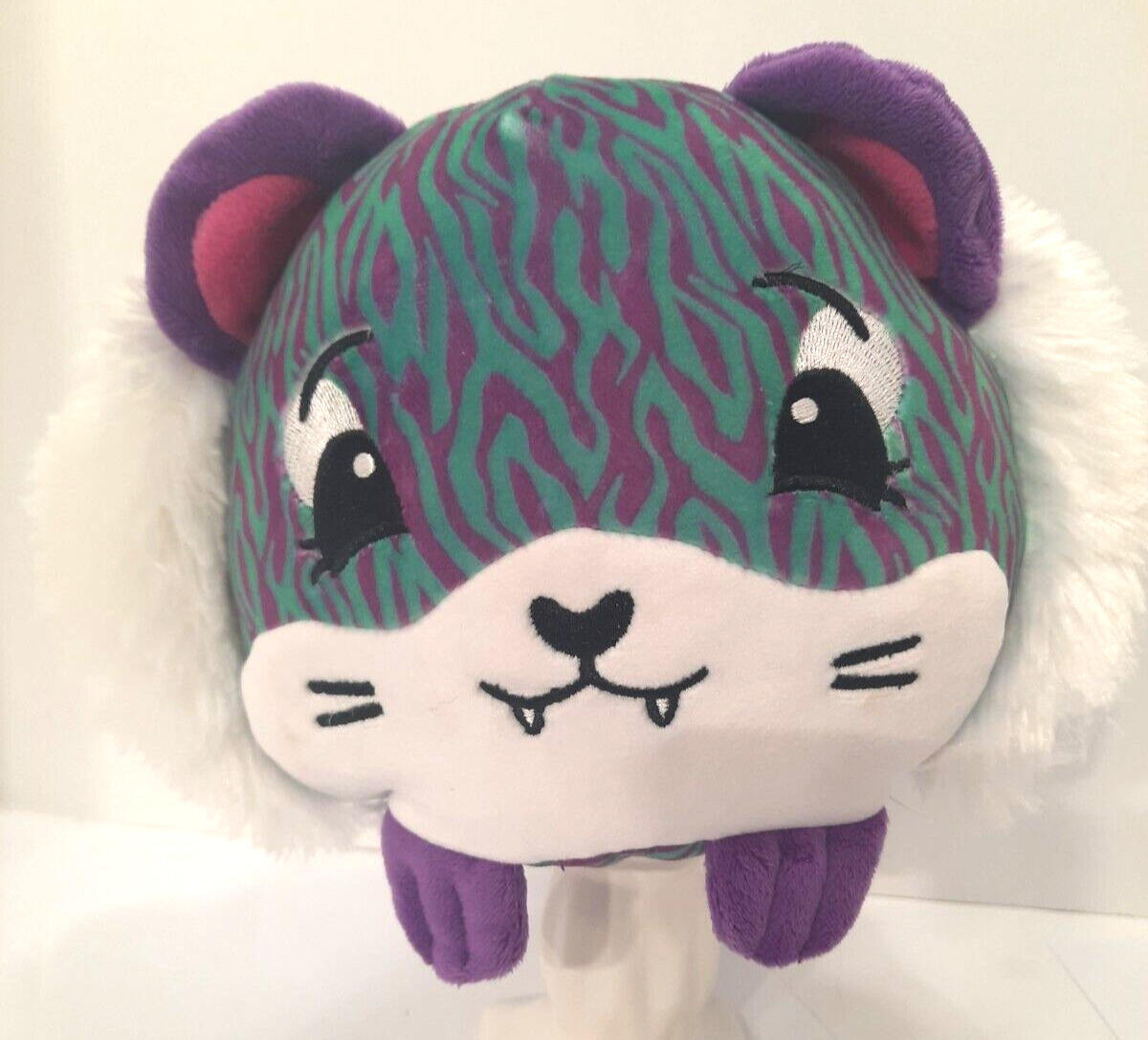 PikMi Pops 7" Purple & Teal JUNGLE TIGER Plush Stuffed Animal Squishy 2017