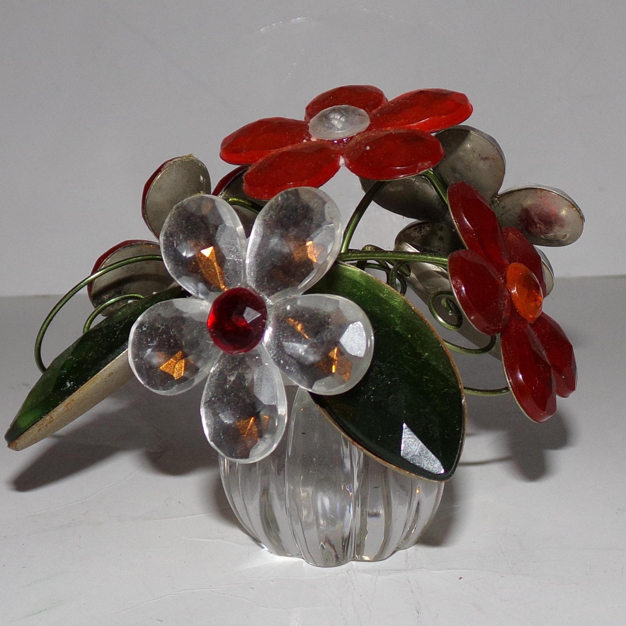 Ganz Crystal Expressions Acrylic Joyful Daisy, 5 Flower Daisy POSY POT ...