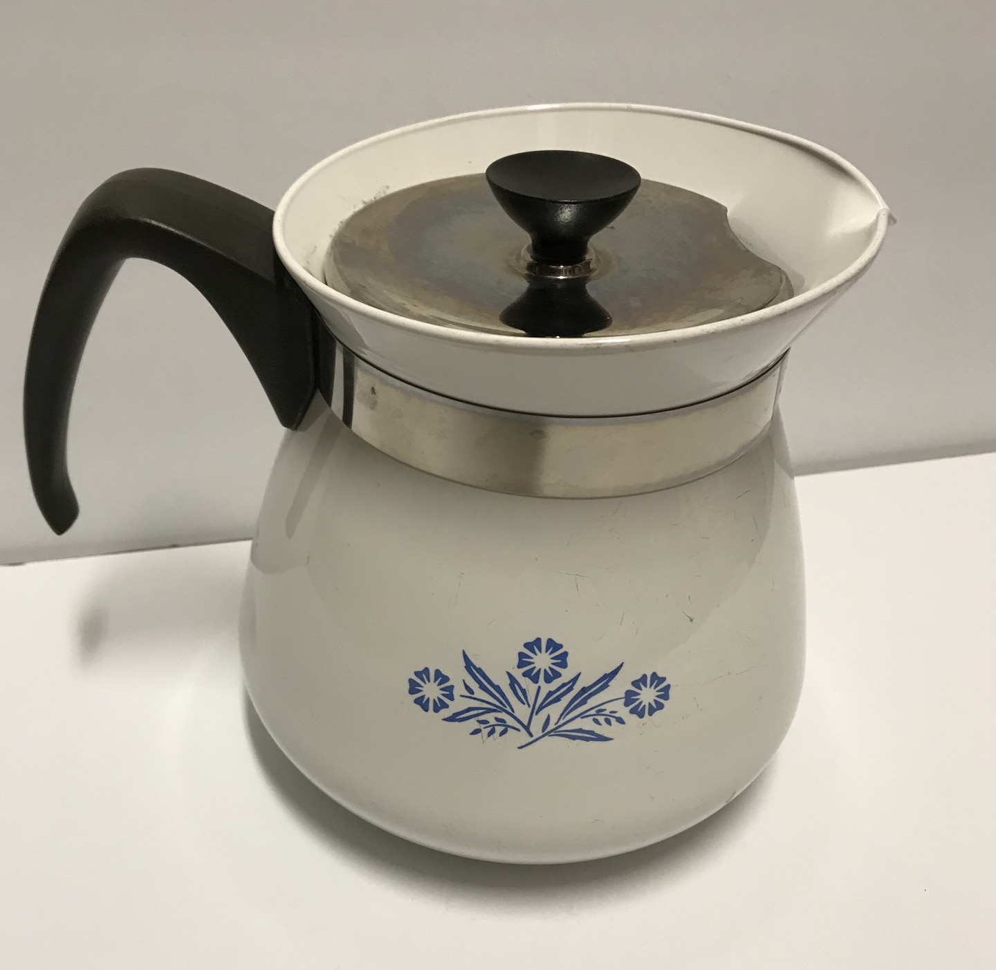 Vintage Corningware Cornflower Coffee Pot 2qt