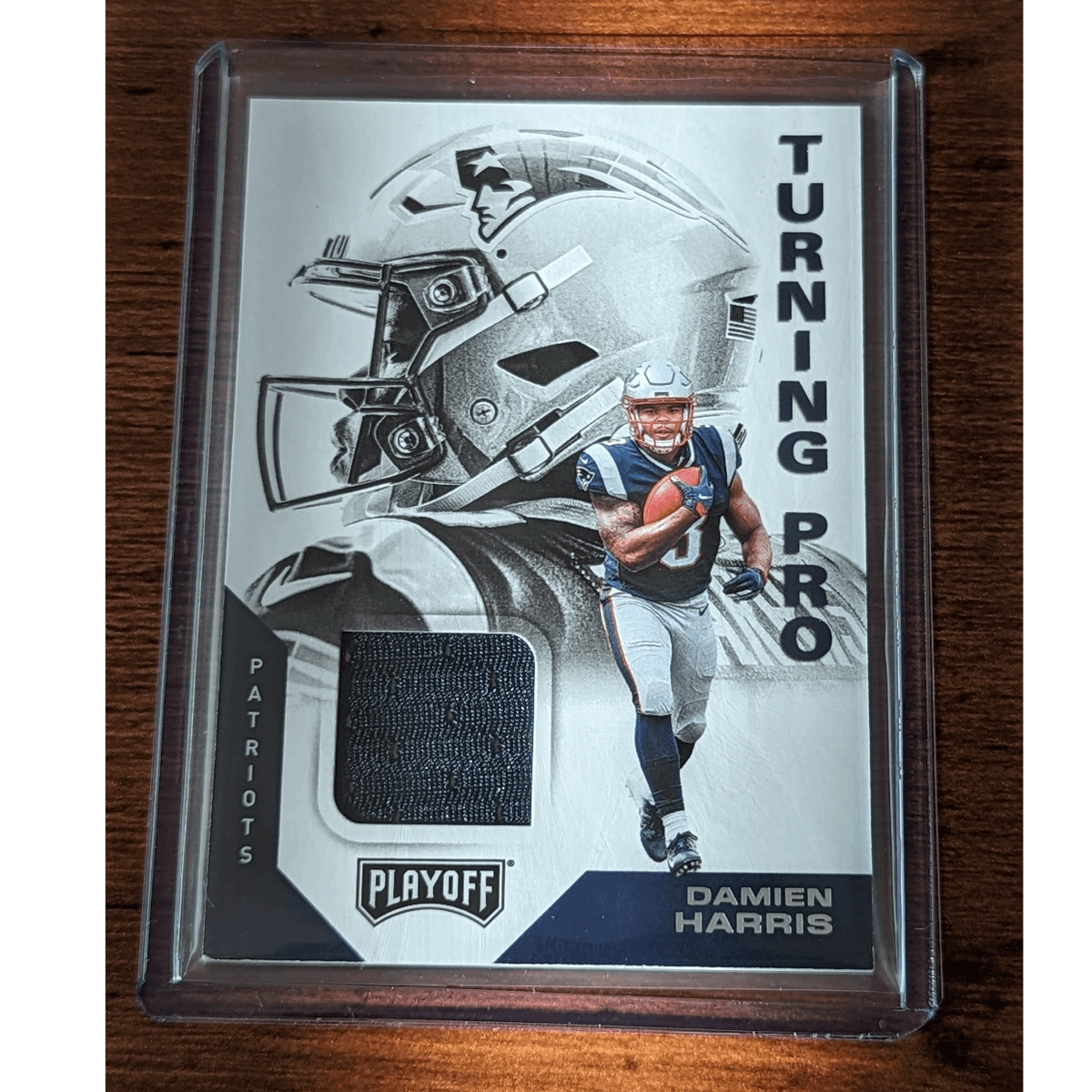 2019 Playoff Damien Harris Turning Pro Rookie Jersey #TP-12 New England ...