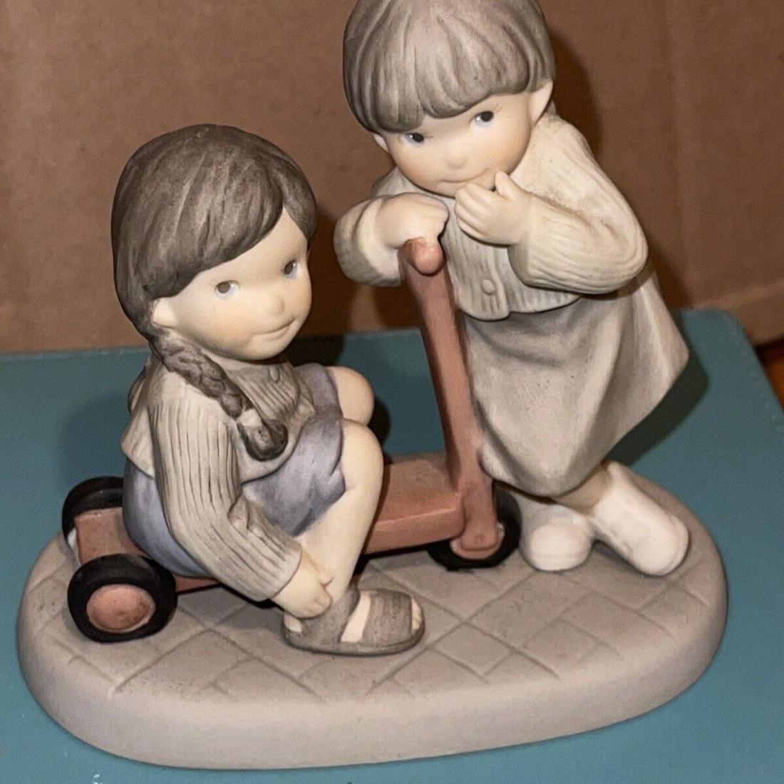 Vintage Kim Anderson Enesco Figurine You Make Me Laugh