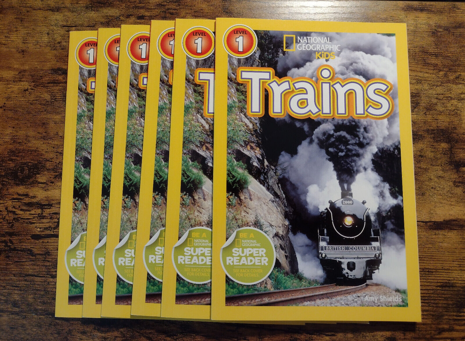 National Geographic KIDS Trains | Level 1 | LOT of 6 NEW Books | Guided ...