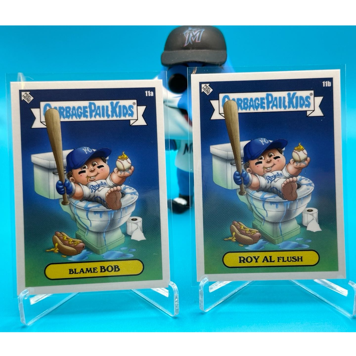 2022 MLB X Garbage Pail Kids Bobby Witt Jr. Two Card Lot ‘Blame Bob And ...