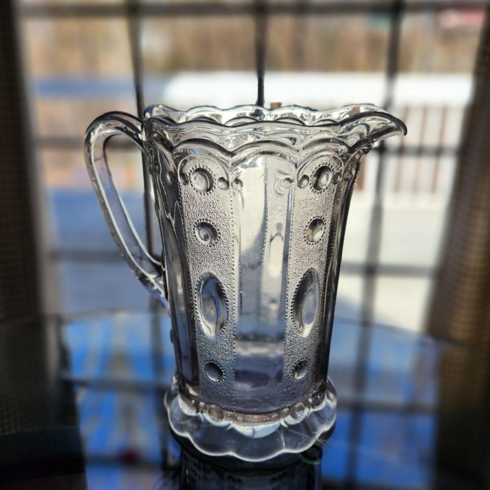 EAPG Kansas Pitcher Vase #15072 by US Glass State Series aka Jewel ...