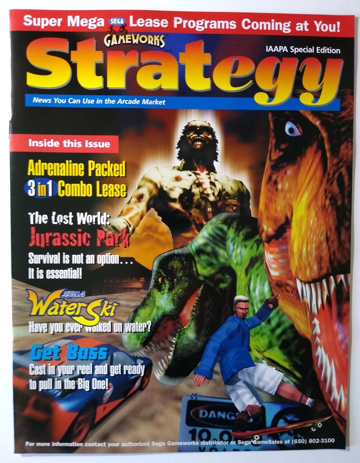 Sega Strategy Magazine House Of The Dead Horror Jurassic Park Retro ...