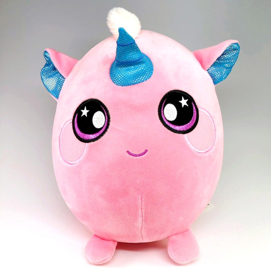 Squeezamals Pink Unicorn Plush Jumbo 8” Slo-Rise Series 2 Grape Scented ...