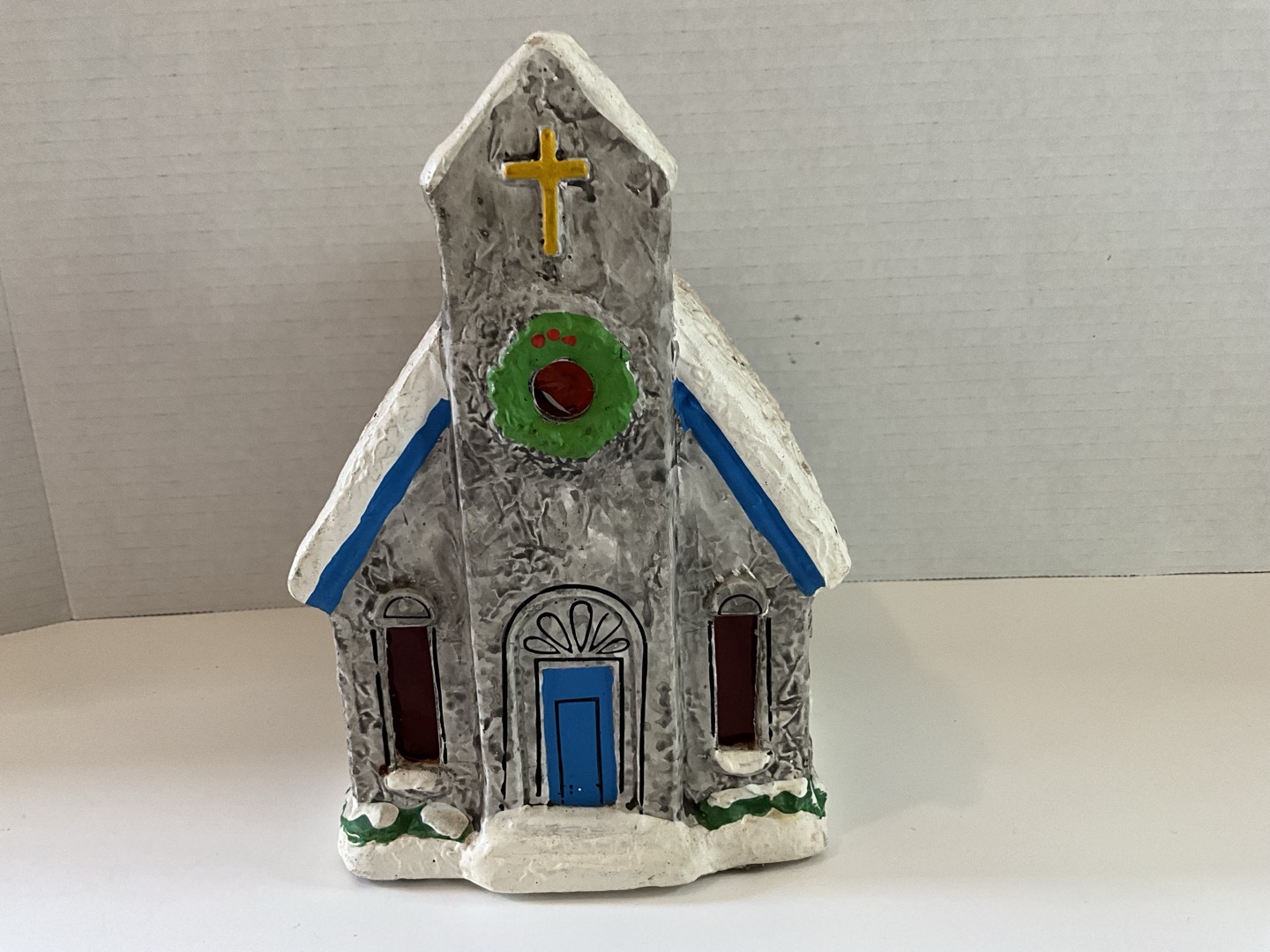 Vintage Christmas Village Church