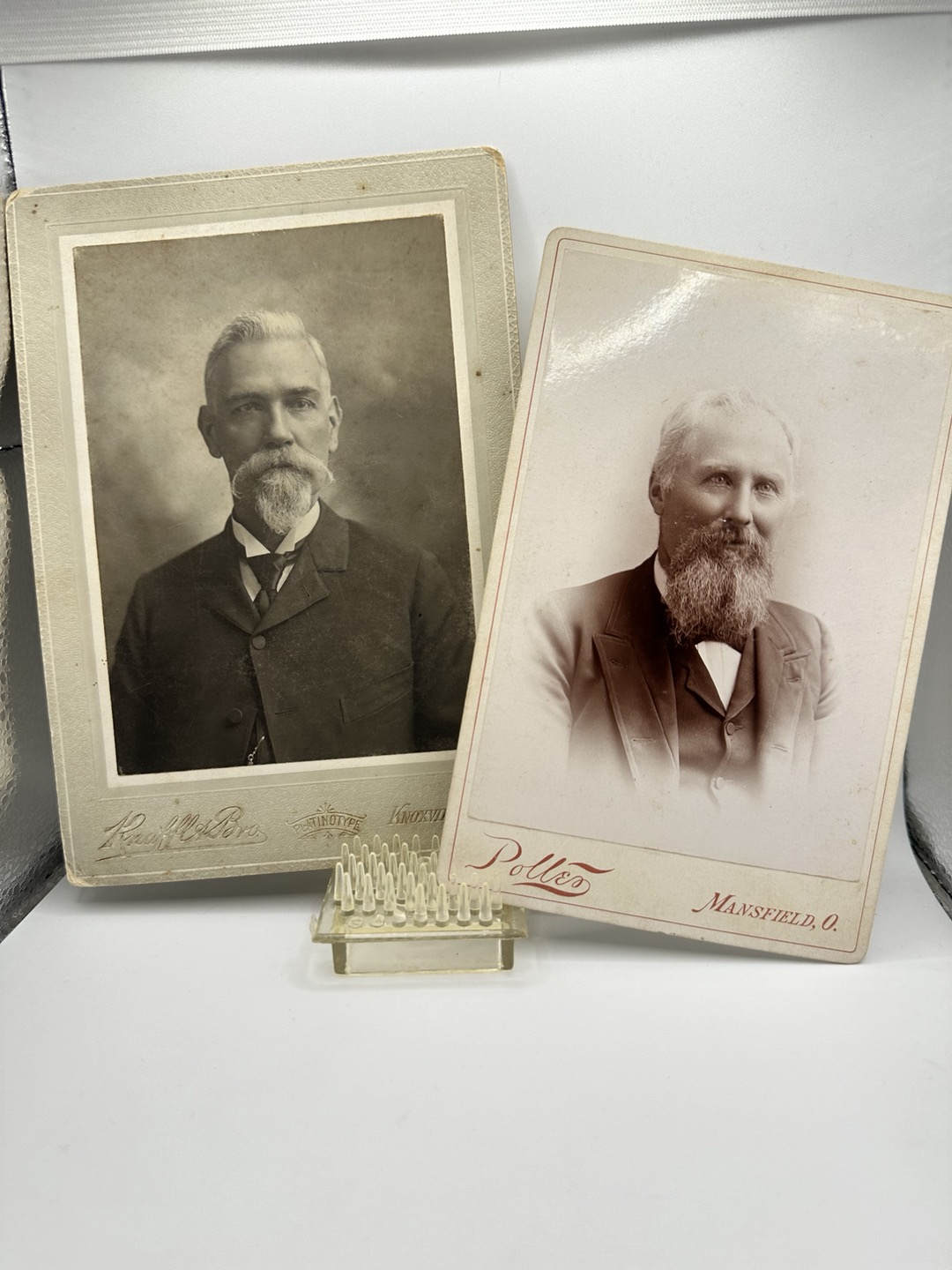 Lot Of 2 Antique, Identified Cabinet Cards