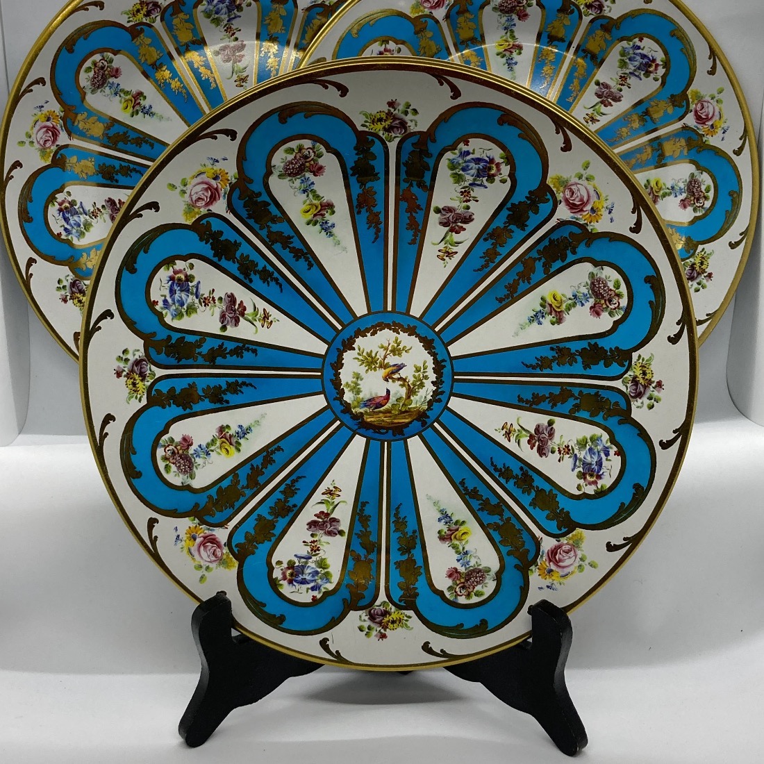 Smithsonian Reproductions Metal Art Plates Chargers Sevres Images Rare ...