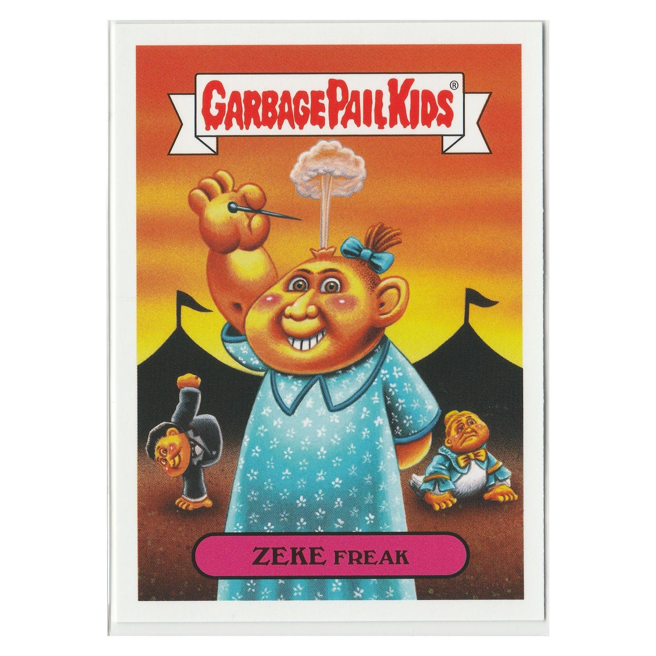Garbage Pail Kids Zeke Freak Retro Horror Sticker #3b of 15 2019 ...
