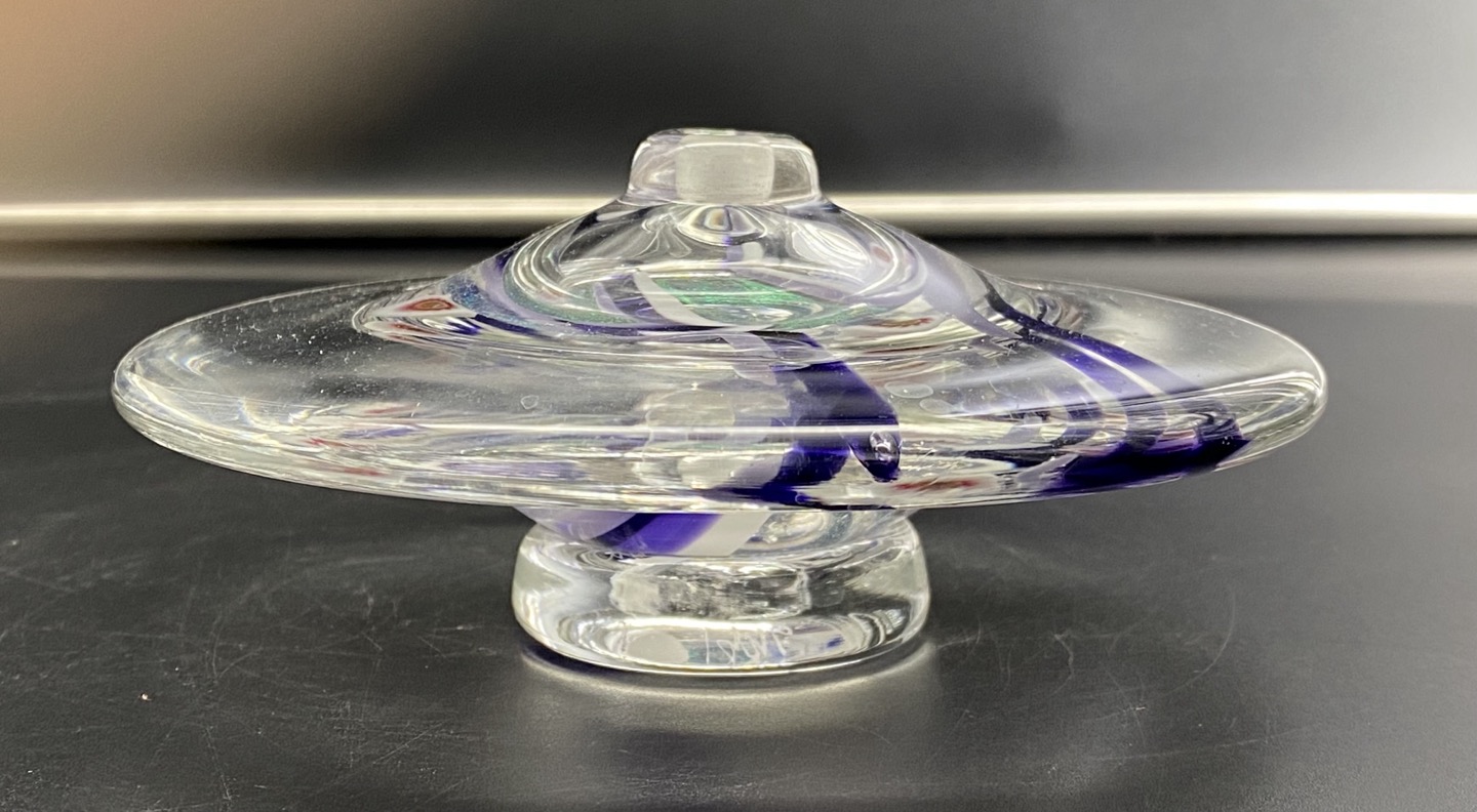 Jon Bush Art Glass Handblown Perfume Bottle