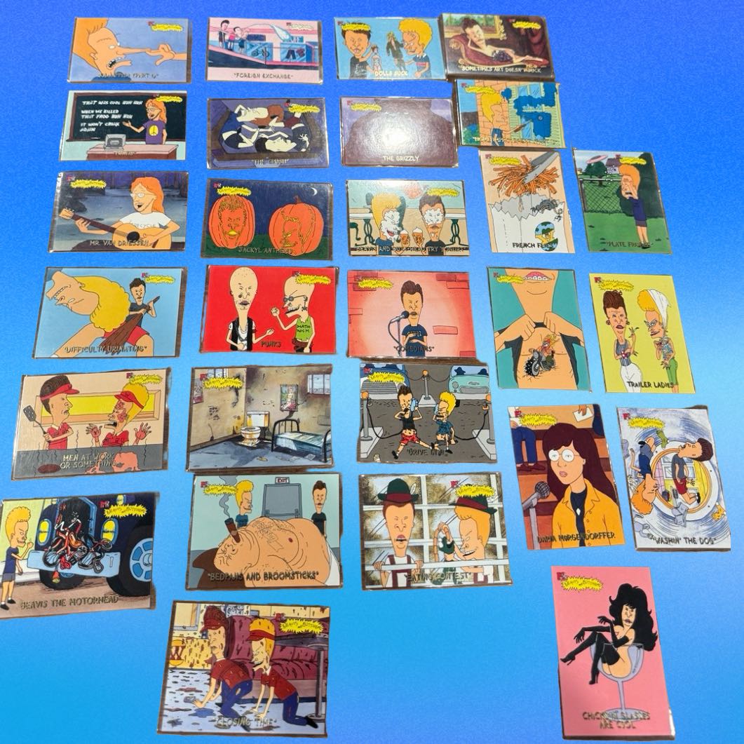 28 Unique Beavis & Butthead Trading Cards