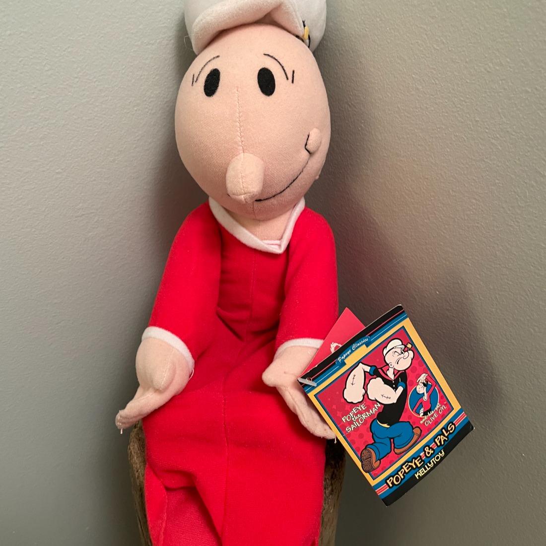 Popeye Classics Baby Sweet Pea 7” Plush Popeye & Pals KELLYTOY 2003