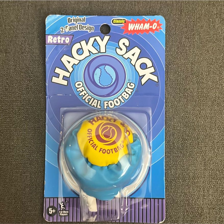 Original Wham-O HACKY SACK Footbag Official Whamo (2 Panel Design)