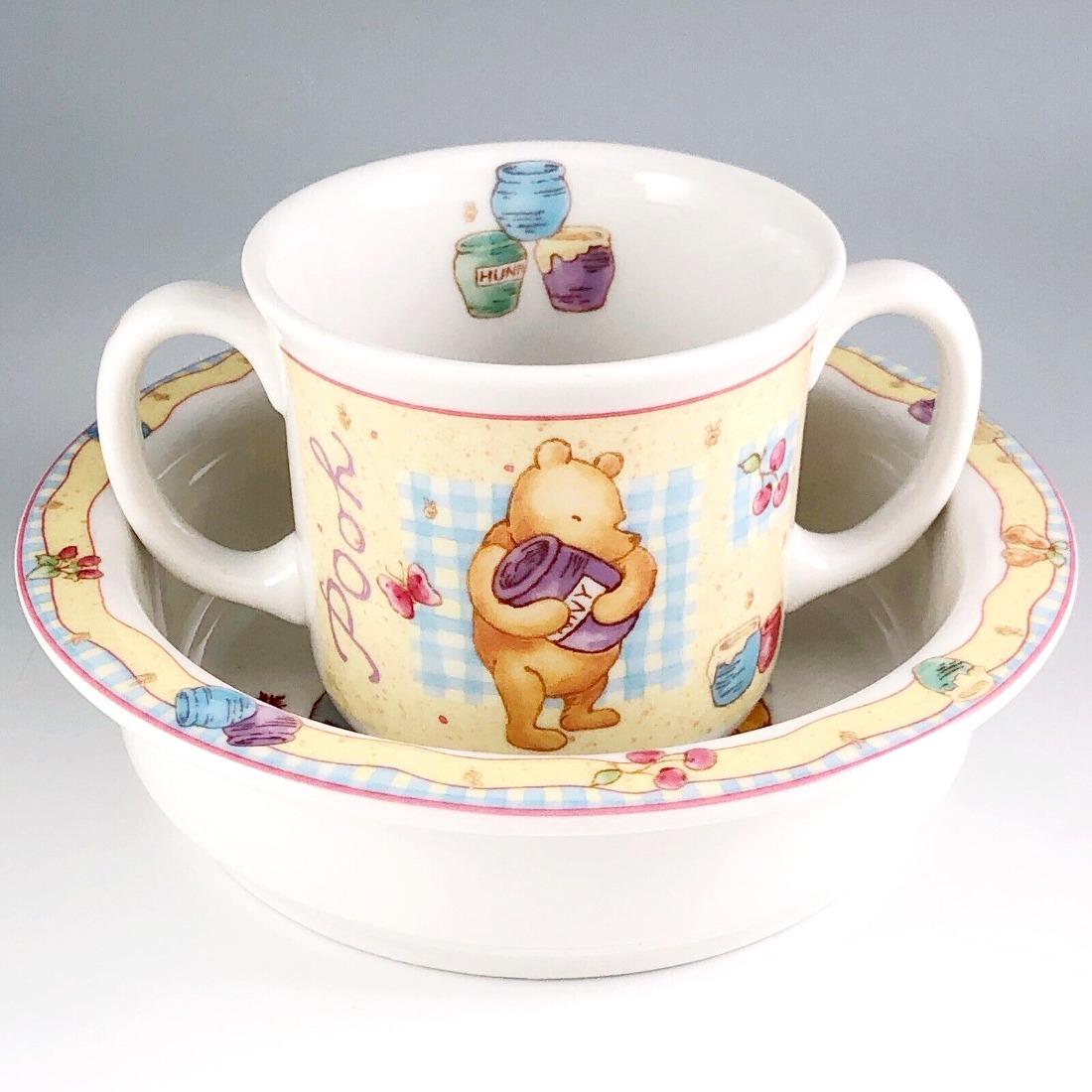 Royal Doulton Disney Winnie the Pooh Child's 2 Handled Cup & Bowl ...