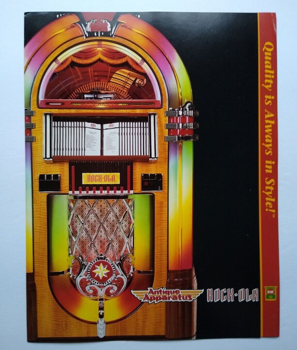 Antique Apparatus Jukebox FLYER Betty Boop Peacock Gazelle Phonograph ...