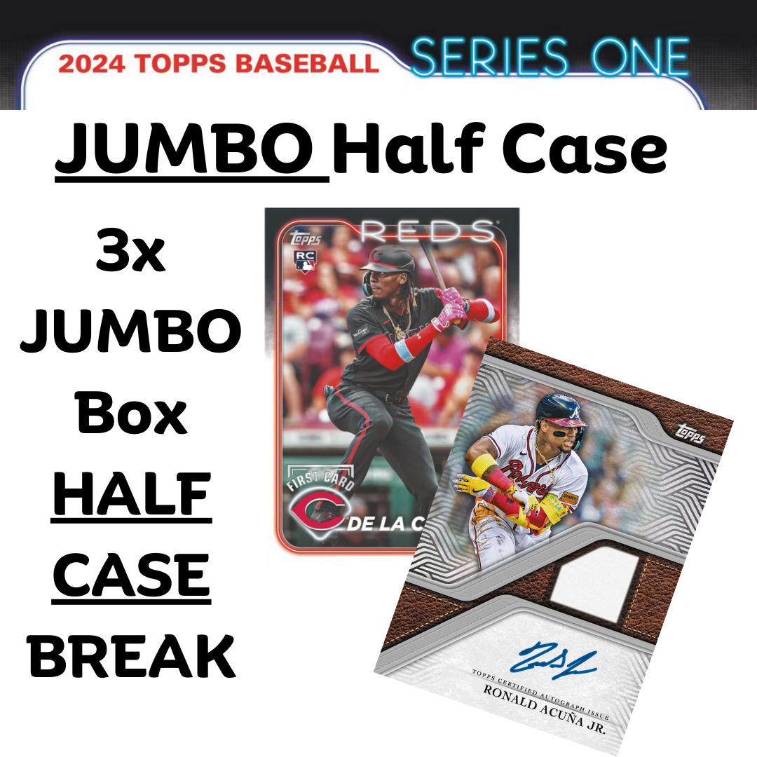New York Yankees - 2024 Topps Series 1 Baseball - 3x JUMBO Box Half ...