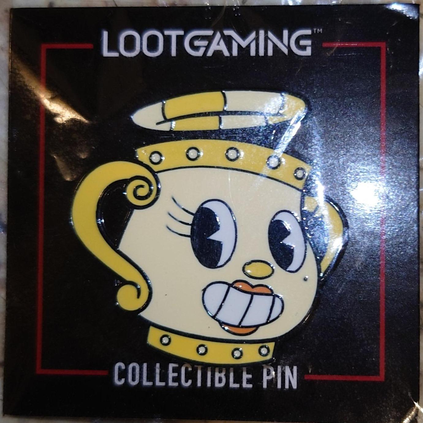 Loot Crate Gaming Cuphead Collectible Pin 2019 Exclusive New