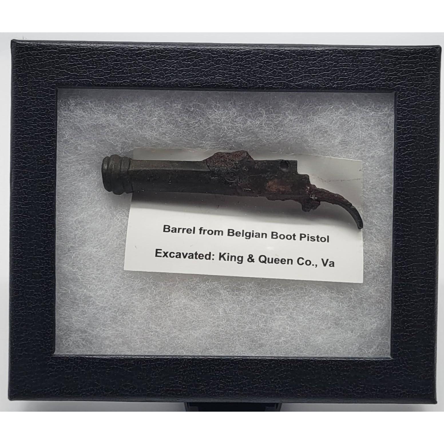 Antique 19th Century Excavated Belgian Boot Pistol Barrel King & Queen ...