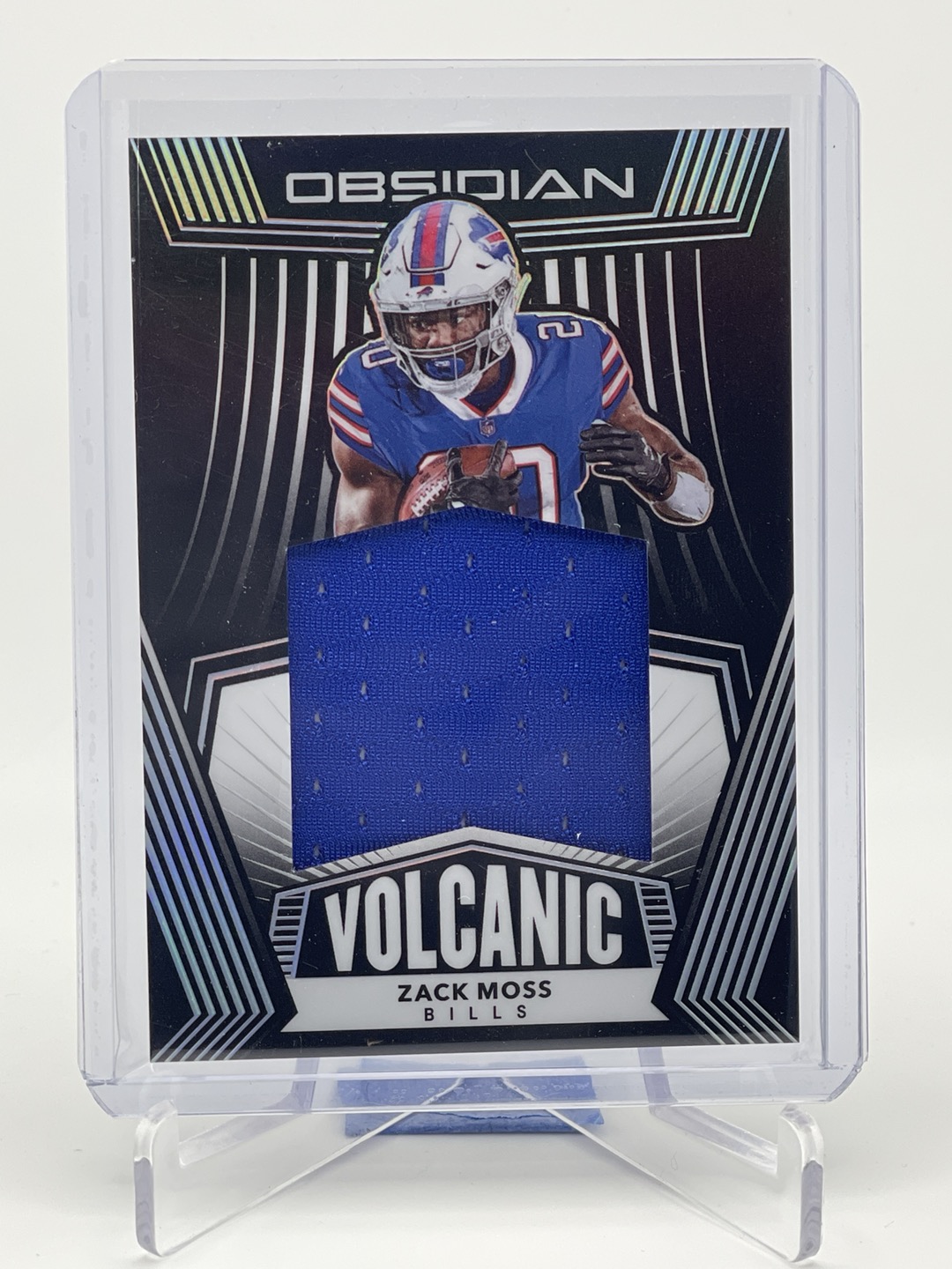 2020 Obsidian Football Zack Moss Rookie RC "Volcanic" #/100
