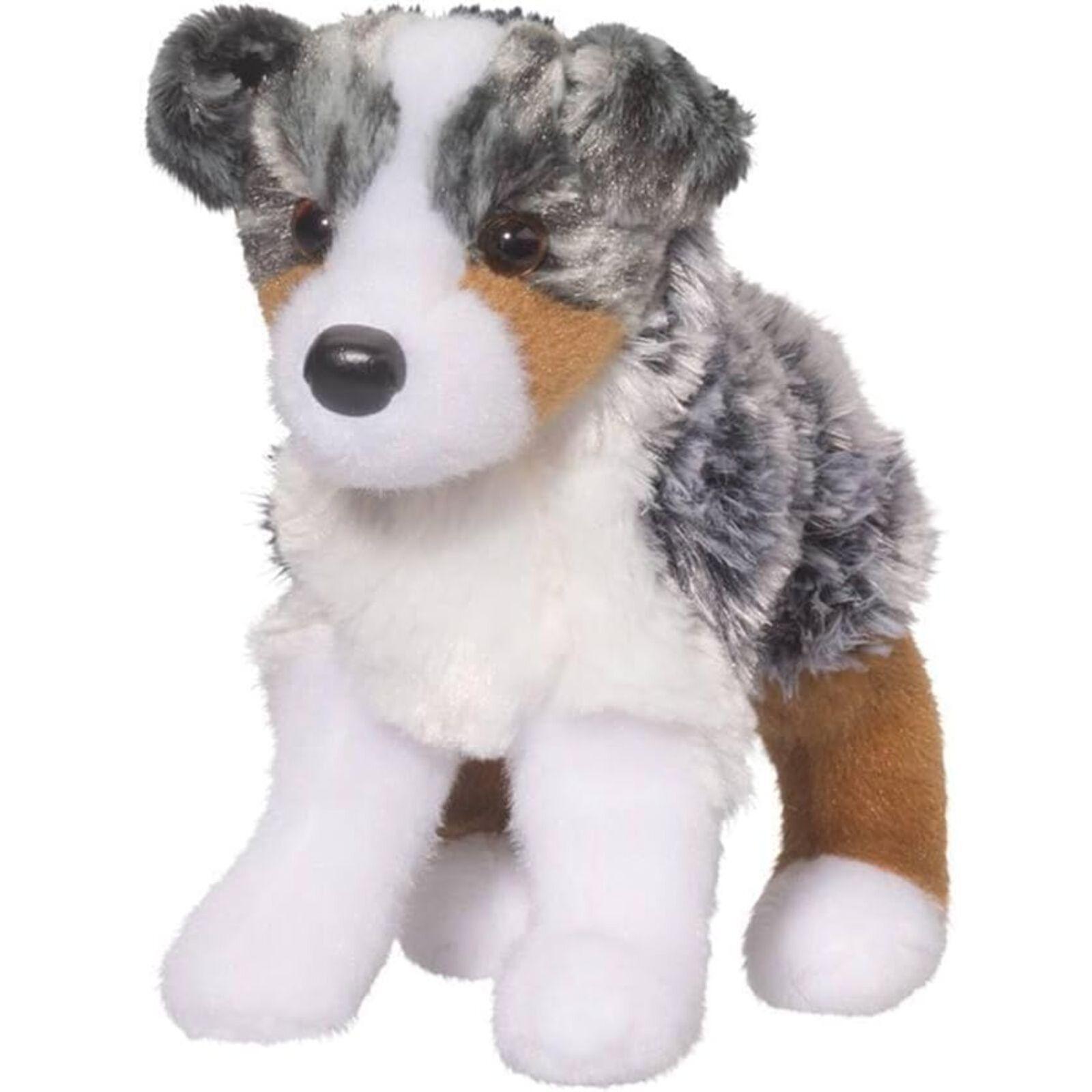 Australian Shepherd Dog Plush Stuffed Animal 8"