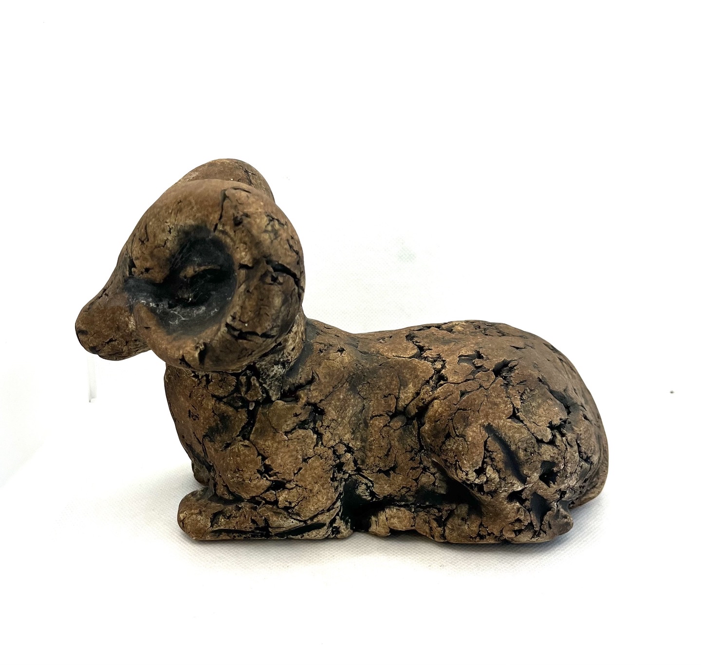 Stan Langtwait Pottery Shapes Of Clay Ram Mt St Helens Volcano Ash Art ...