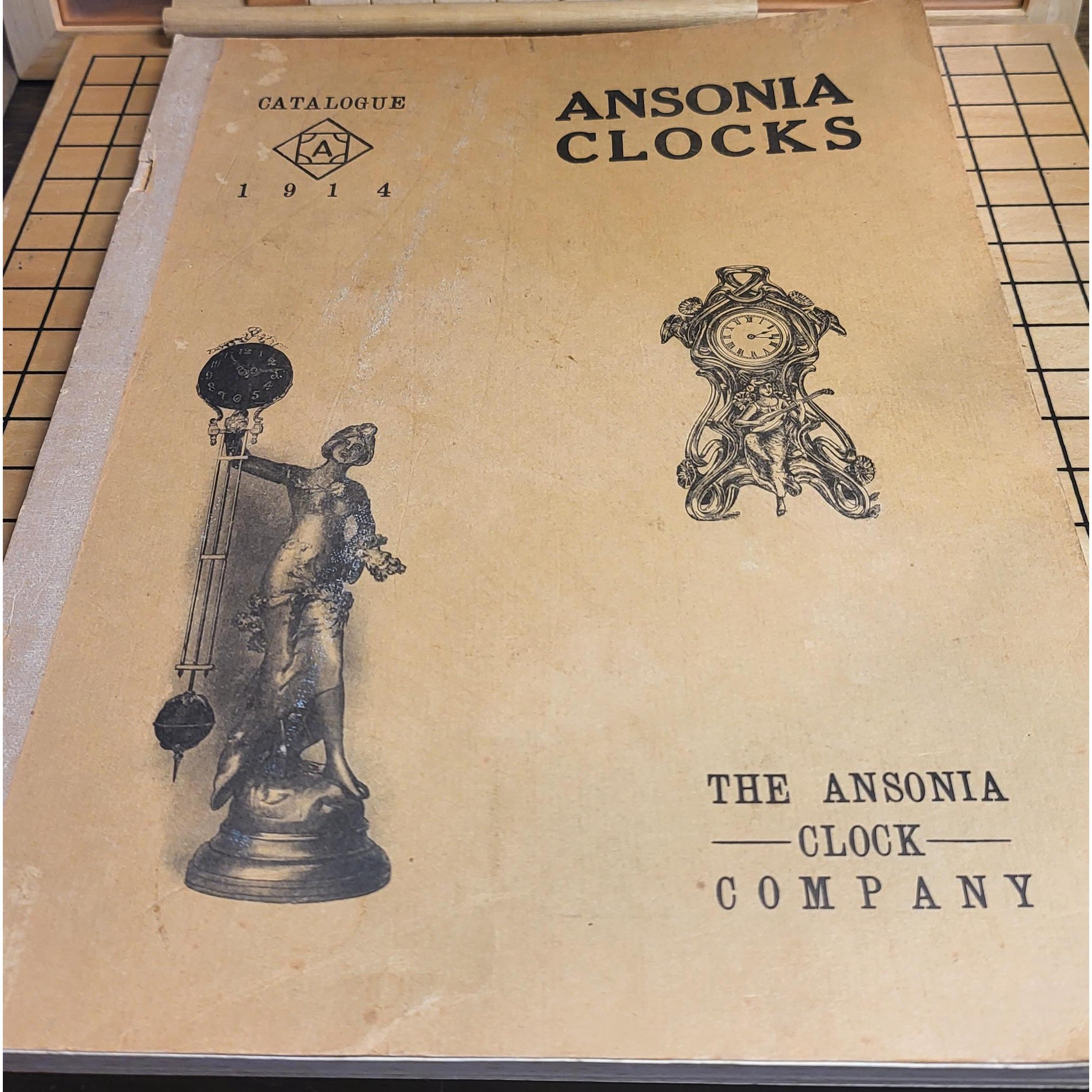 Ansonia Clocks 1914 Catalog Copyright 1969