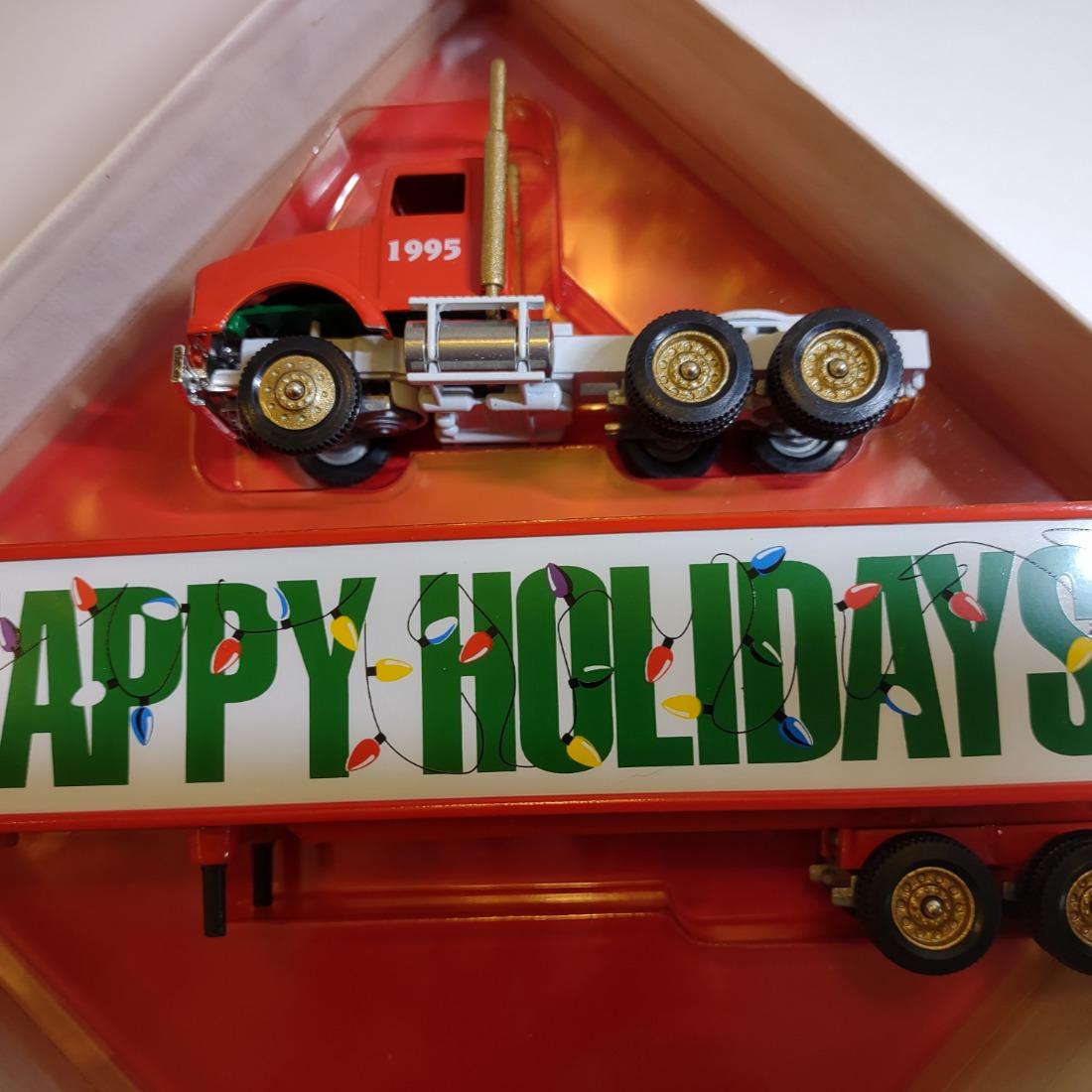 Winross Diecast Tractor Trailer Big Rig Truck 1995 Happy Holidays ARL Transport Nice Christmas Gift