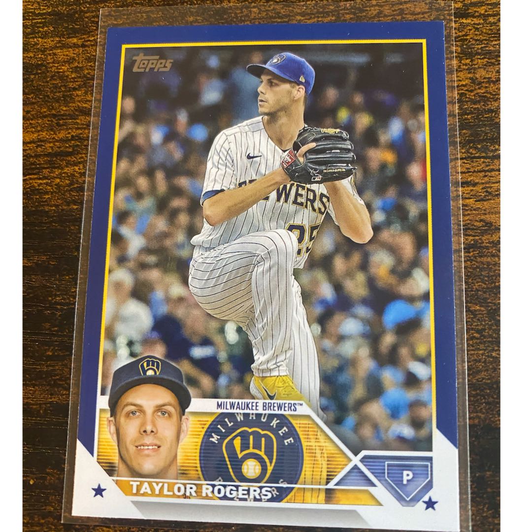 2023 Topps Taylor Rodgers Royal Blue Milwaukee Brewers