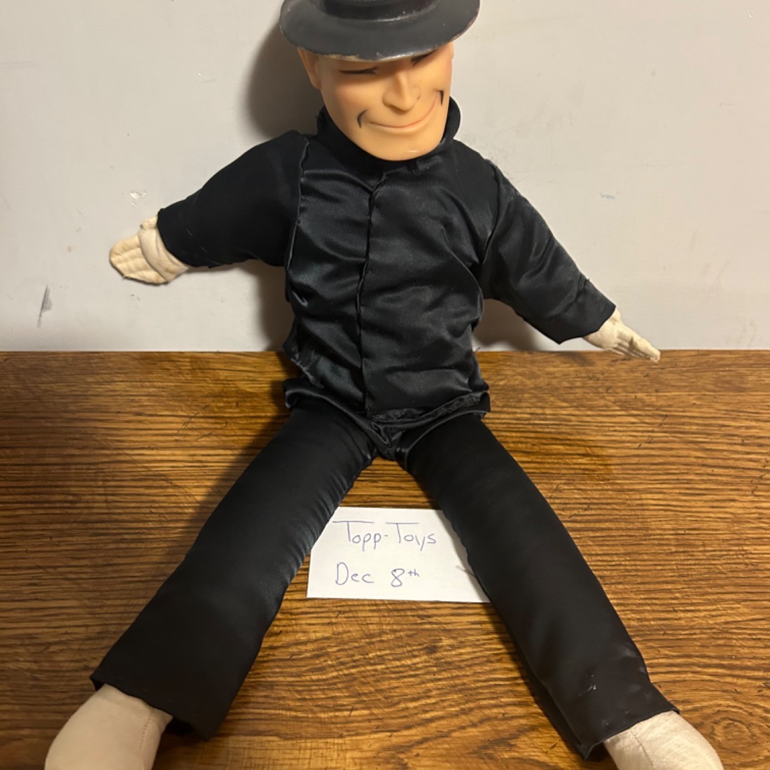 Vintage Dick Tracy Rubber Face Plush 1961 Rare