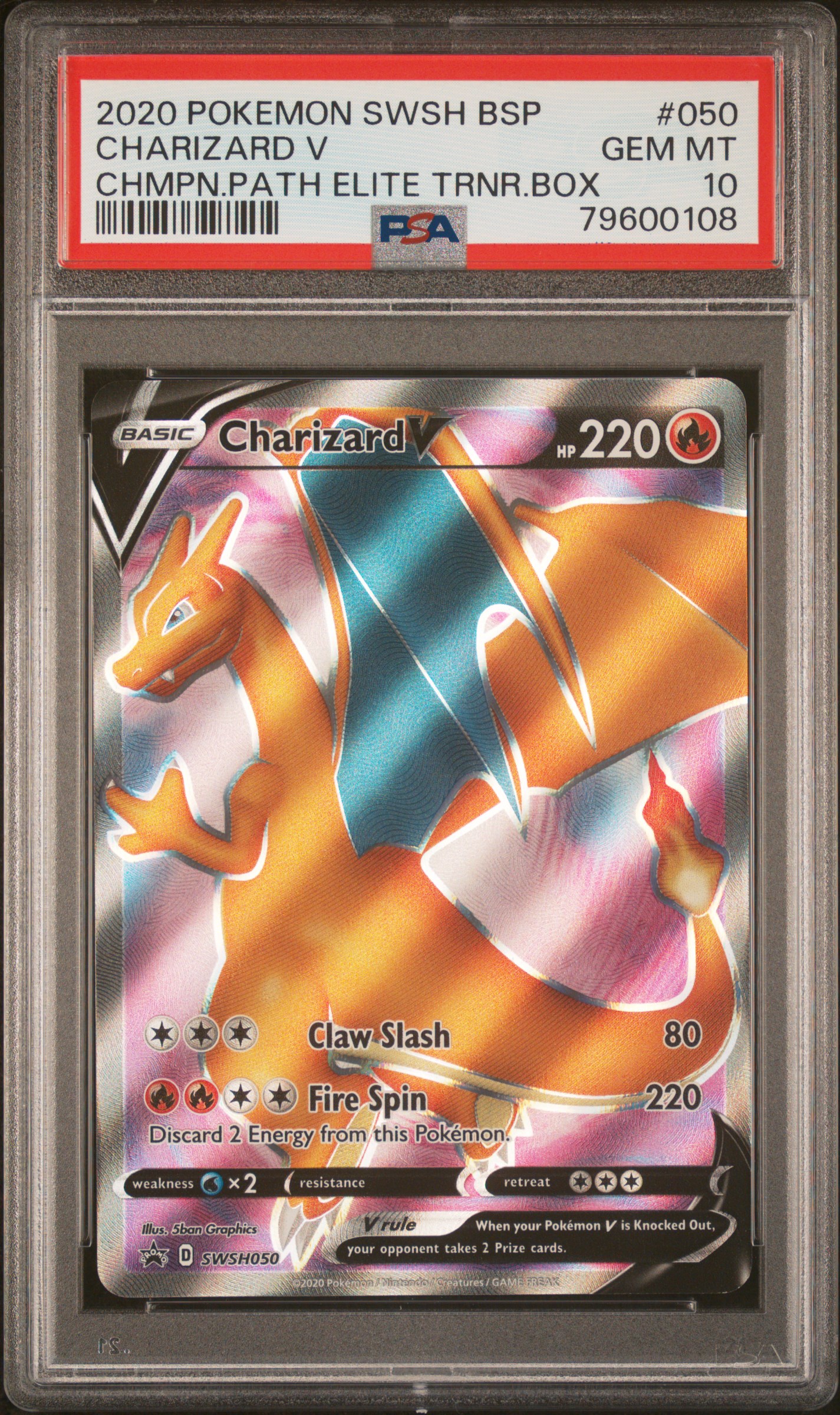Charizard V 2020 Pokemon Swsh Black Star Promo Tcg Cards 050 Chmpn.Path ...