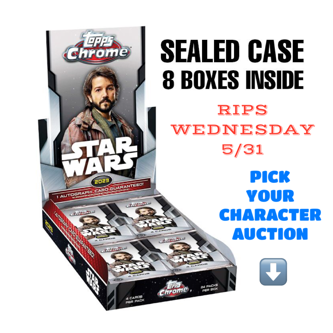 Grogu and Journey of Grogu - Star Wars Chrome 2023 Case (8 Boxes) Pick ...