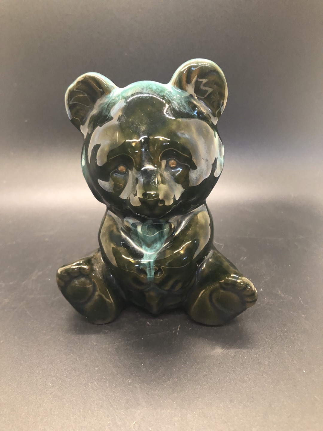 Vintage Blue Mountain Pottery Bear Figurine