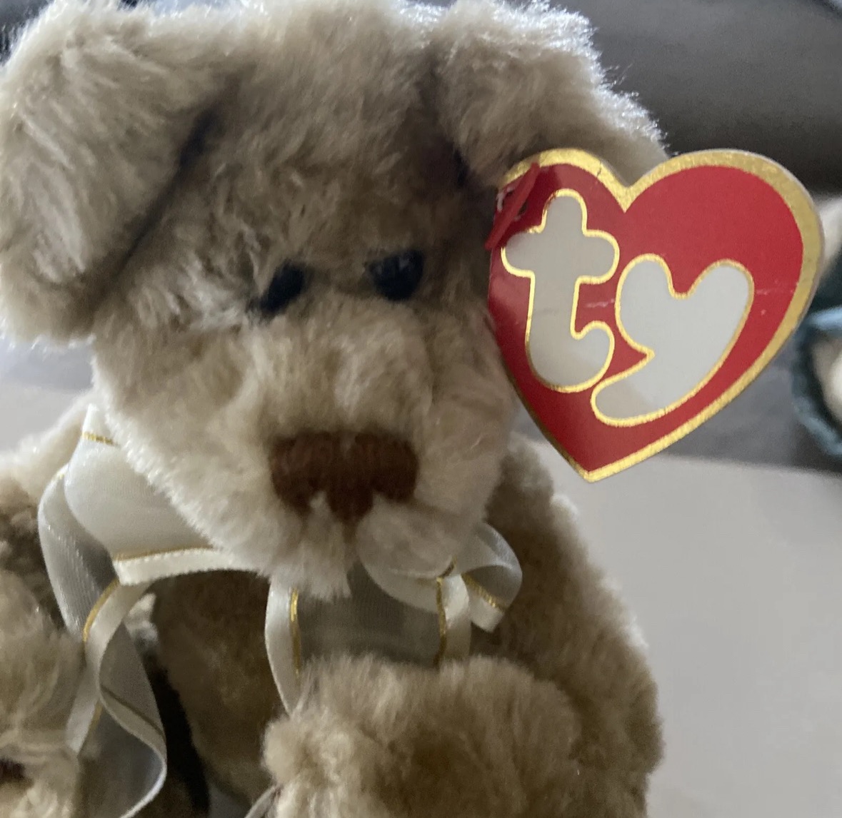Beverly 9 inch Jointed With Tags 1993 Retired TY Beanie Babies