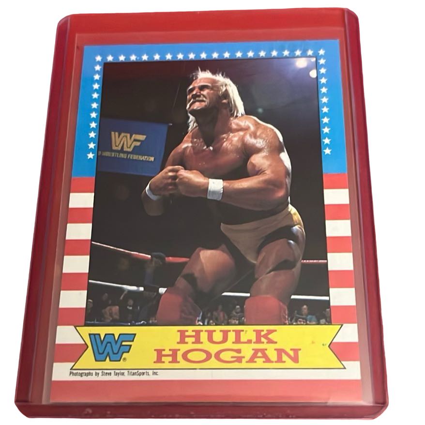 1987 Topps Hulk Hogan Card #3 WWF Wrestling Stars WWF World Champion