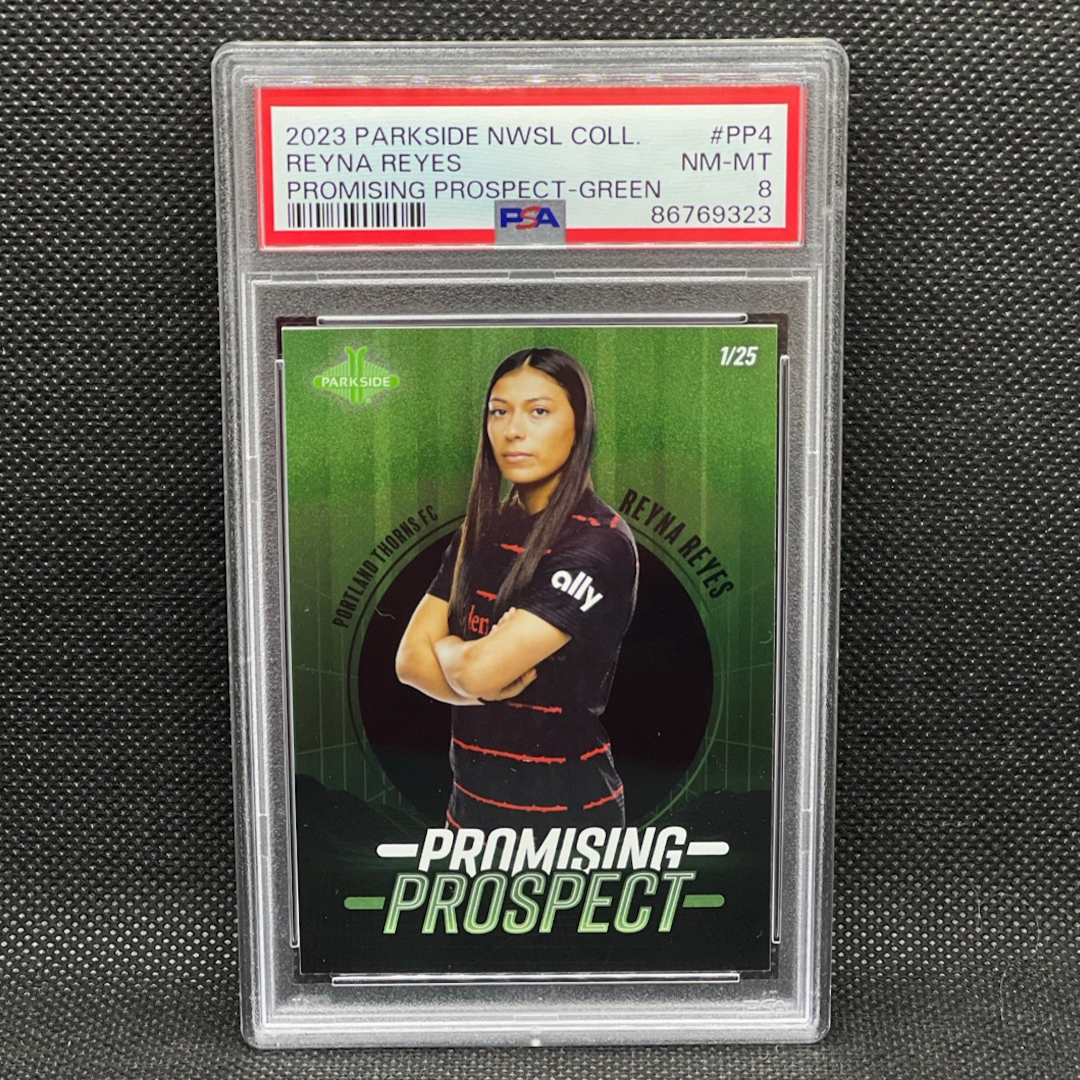 Reyna Reyes 2023 NWSL Parkside Promising Prospects Green /25 PSA 8 ...