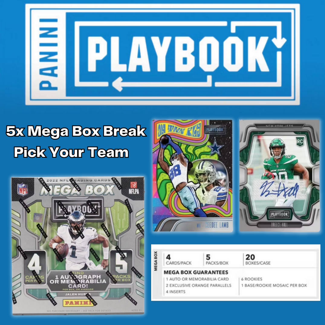 Pittsburgh Steelers - 2022 Playbook Football - 5x Mega Box Rip - PYT Style