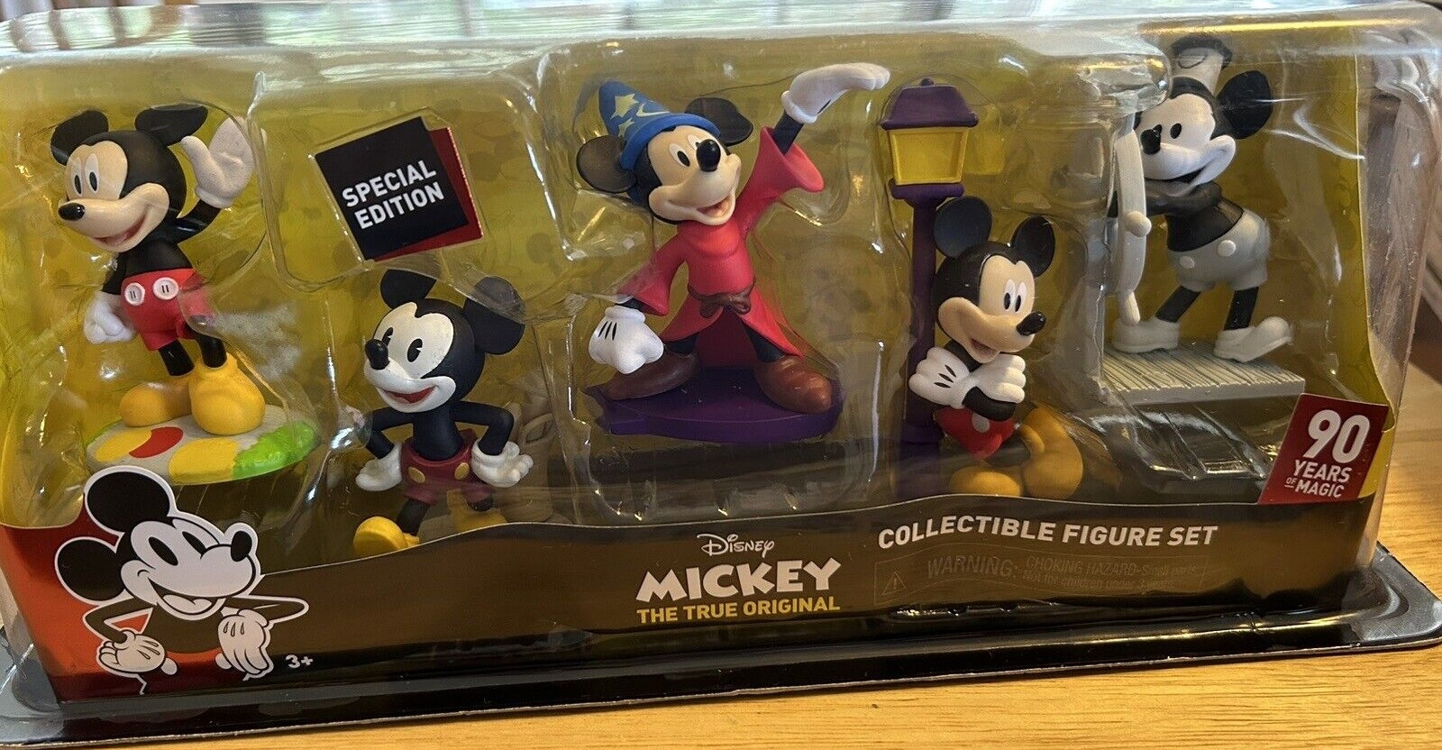 Disney Mickey 90 Years of Magic Five Figurines New In Box