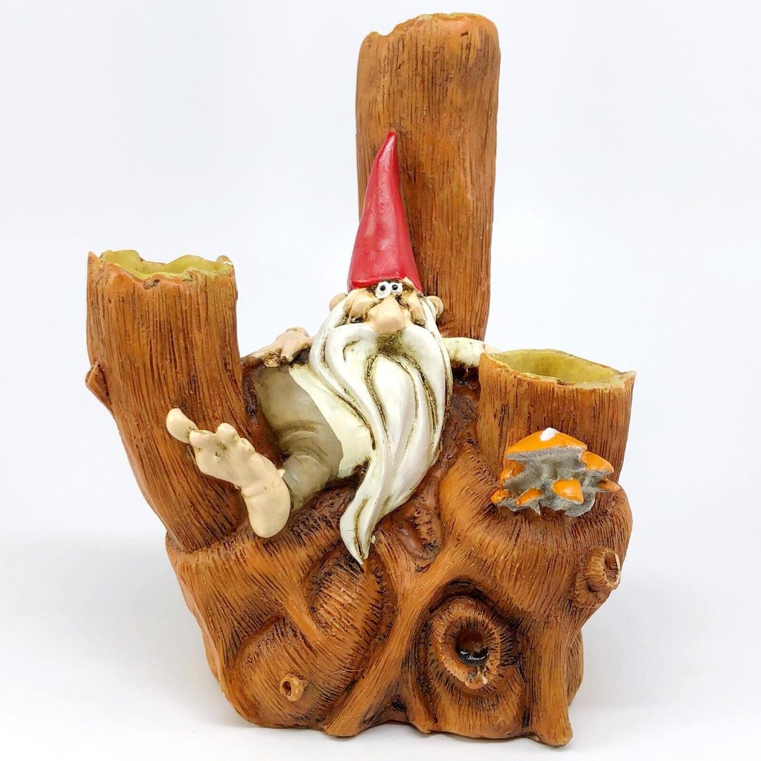 Quercelfo by Paolo Chiari Gnome Candle Holder Candlestick 3 Trio Taper ...