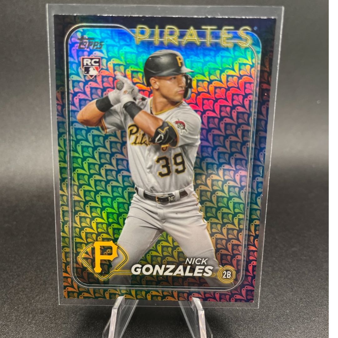 Nick Gonzalez Easter Parallel 2024 Topps Pittsburgh Pirates