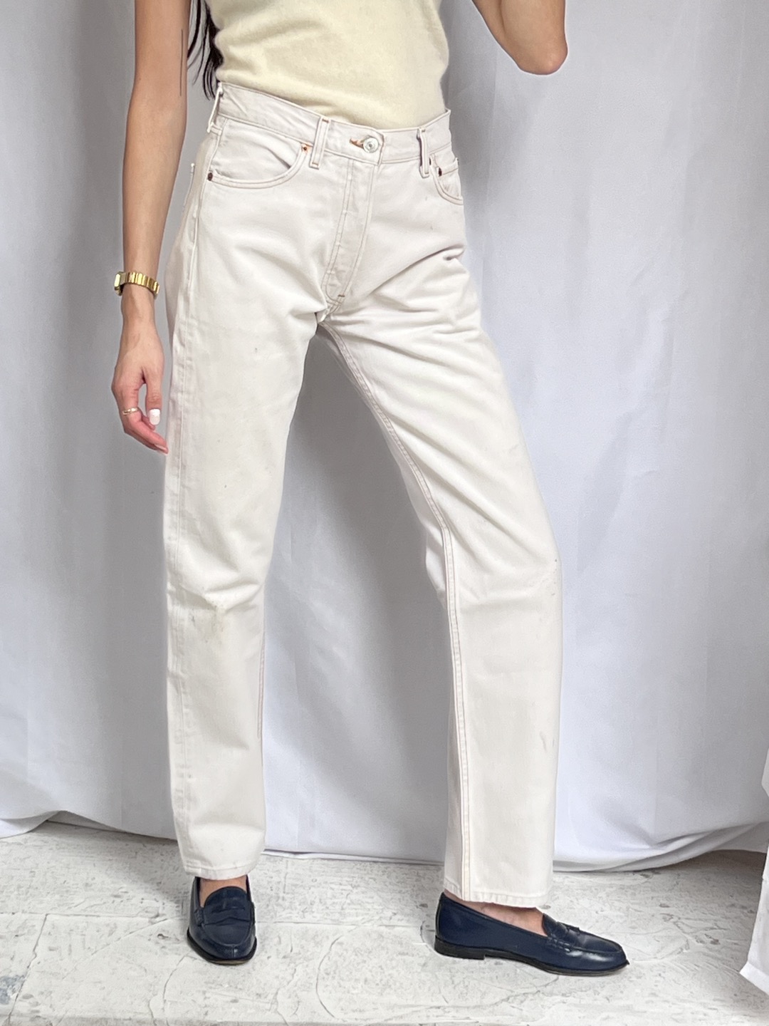 Levi’s White Denim